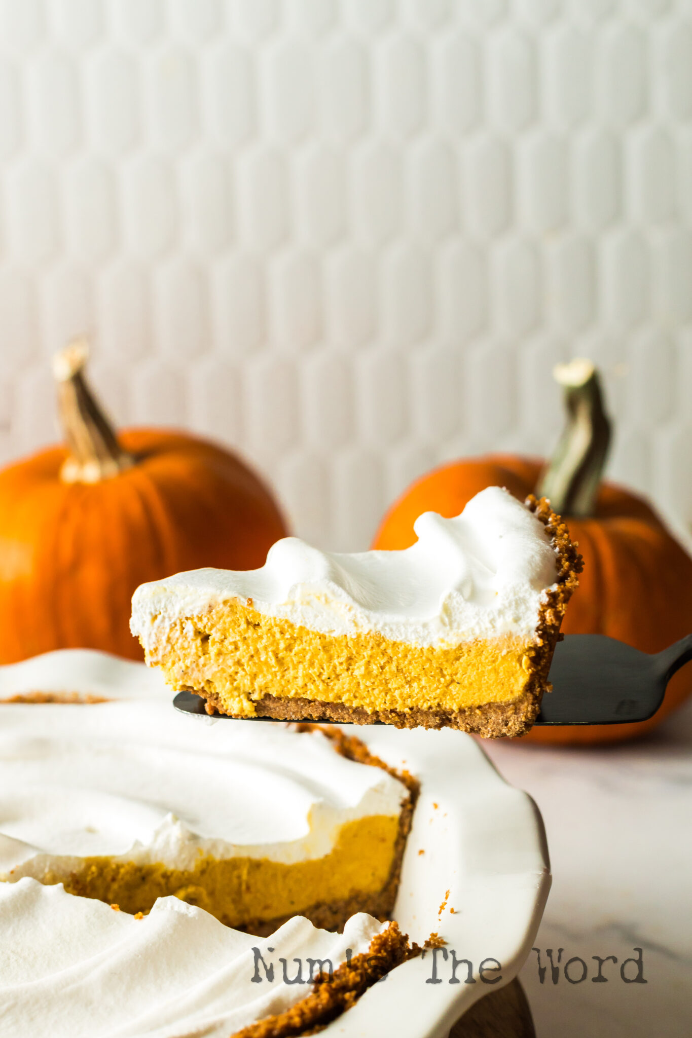 Easy No Bake Pumpkin Pie Recipe - Num's the Word