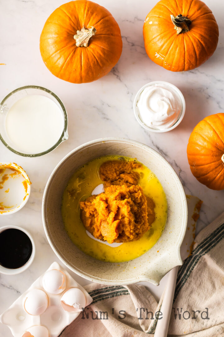 Pumpkin Molasses Pie - Num's the Word