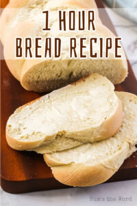 1 Hour Bread Recipe - Num's the Word